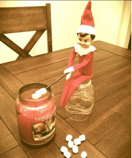 10 Easy Elf On The Shelf Ideas, Because You're No Martha Stewart