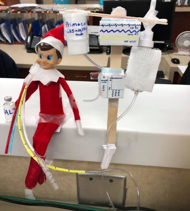 These Elf On The Shelf In The Hospital Photos Will Bring You So Much Joy