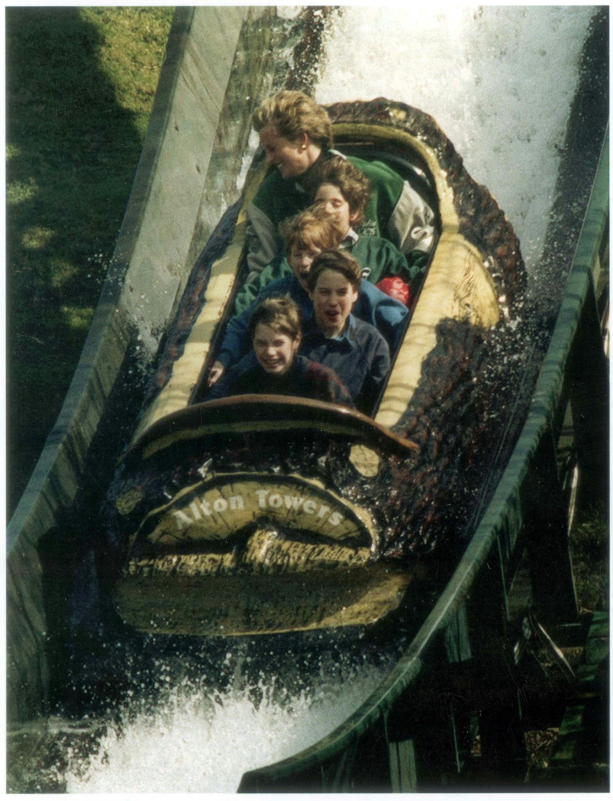 Princess Diana Riding A Log Flume Will Always Be Inspiring