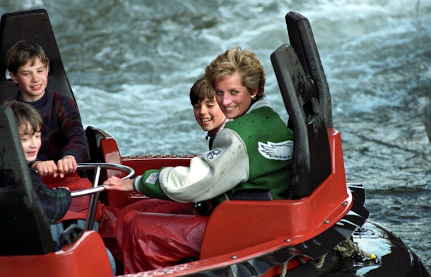 Princess Diana Riding A Log Flume Will Always Be Inspiring